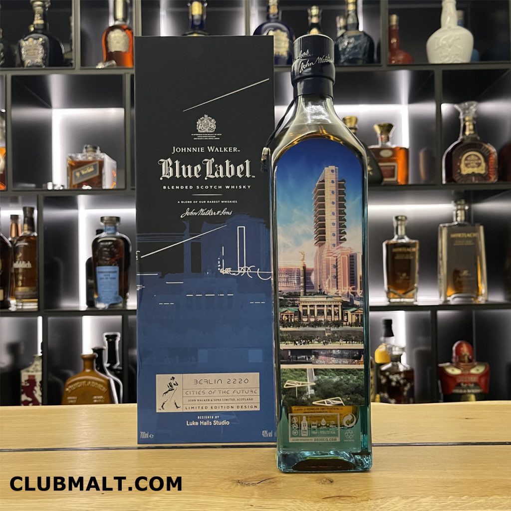 JOHNNIE WALKER BLUE LABEL BERLIN 2220 - CITIES OF THE FUTURE 70CL ...