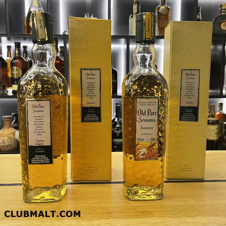 OLD PARR SEASONS (SPRING & SUMMER) SET 50CL EACH - CLUB MALT