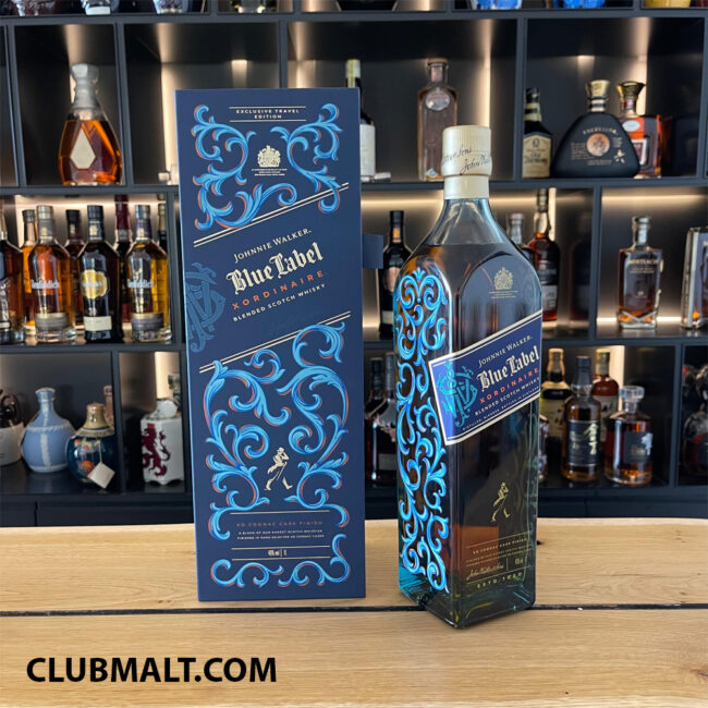 Johnnie Walker BLUE LABEL XORDINAIRE 1L (damage box) - CLUB MALT