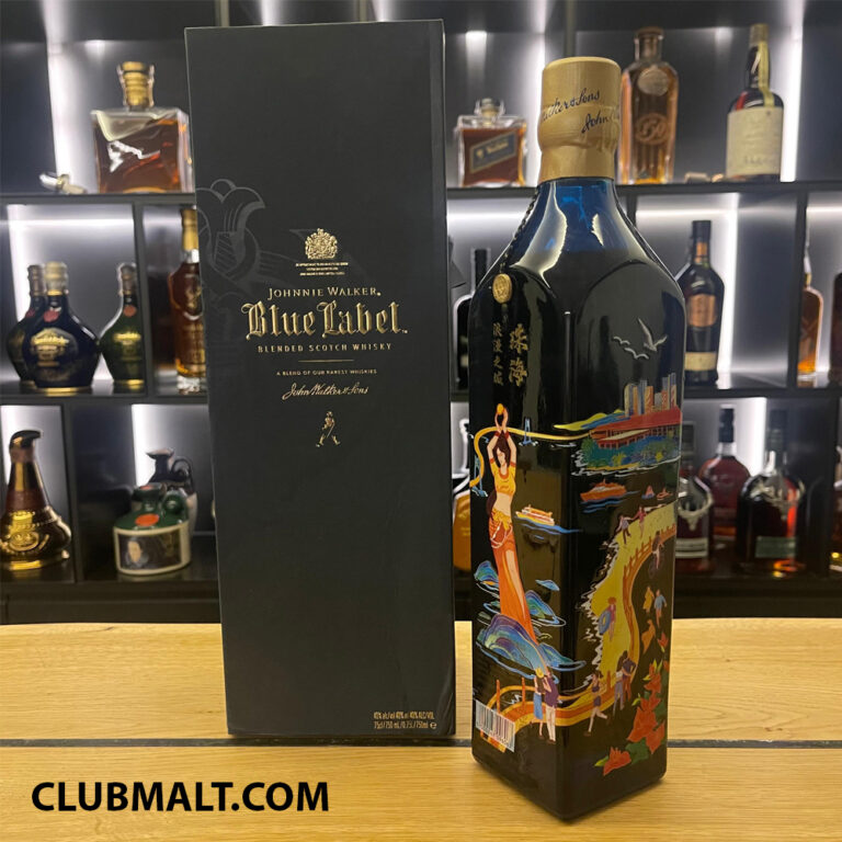 JOHNNIE WALKER BLUE LABEL ZHUHAI 75CL - CLUB MALT