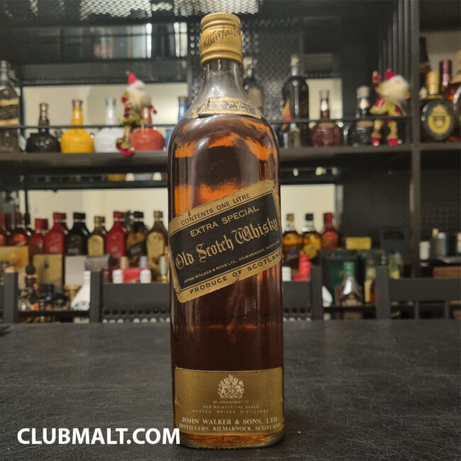JOHNNIE WALKER THE OLDEST BLACK 1L (without box) - CLUB MALT