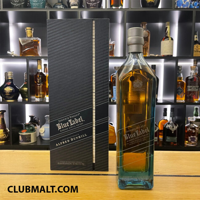 JOHNNIE WALKER BLUE LABEL ALFRED DUNHILL 75CL - CLUB MALT