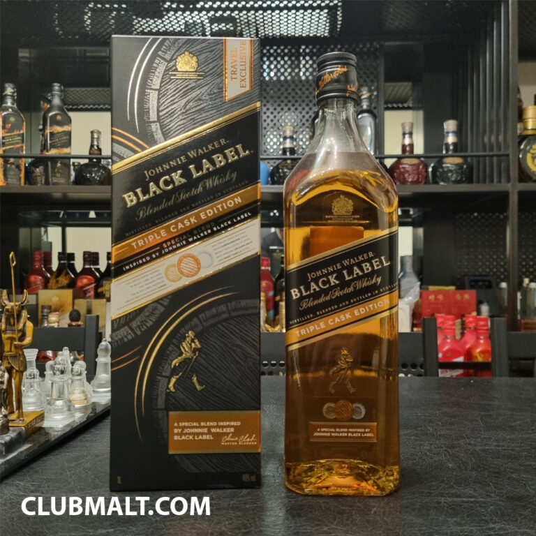 JOHNNIE WALKER BLACK LABEL TRIPLE CASK EDITION 1L - CLUB MALT