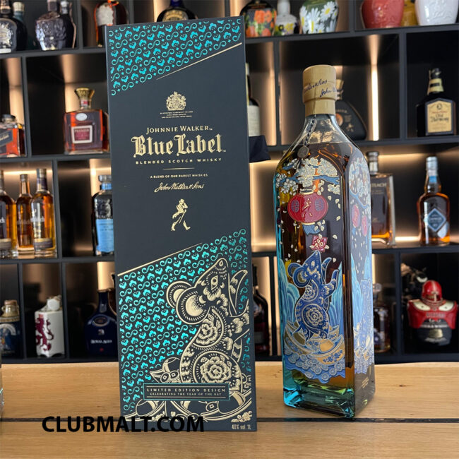 JOHNNIE WALKER BLUE LABEL YEAR OF THE RAT 1L - CLUB MALT