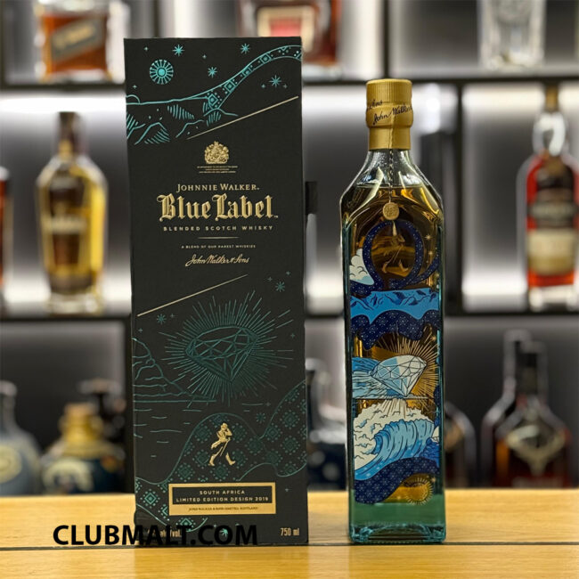 JOHNNIE WALKER BLUE LABEL SOUTH AFRICA 75CL - CLUB MALT